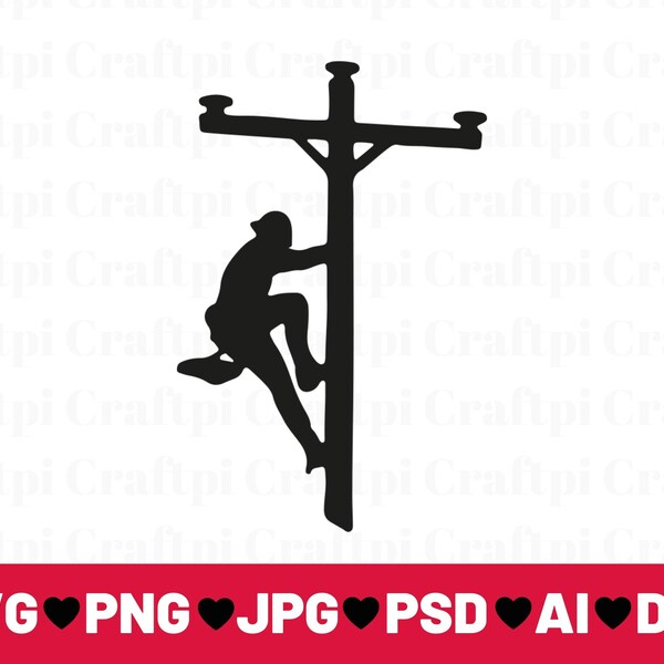 Lineman Svg Files - Etsy