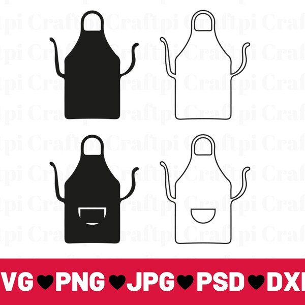 Apron Cut File - Etsy