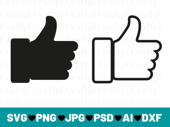 Like Hand Svg Thumbs up Hands Svg Like Icon Svg Like Svg - Etsy