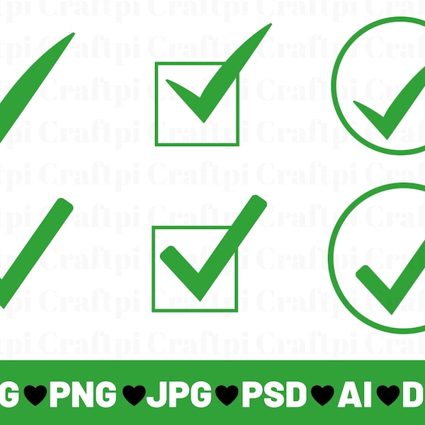 Check Mark Svg - Etsy