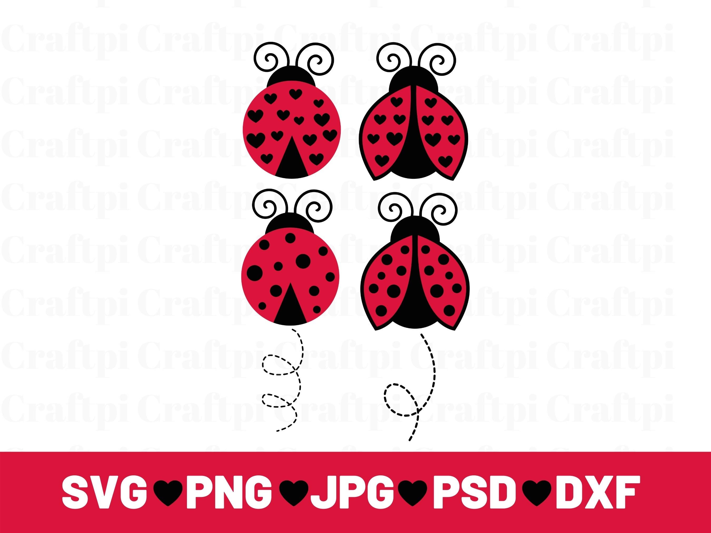Ladybug SVG Ladybug Bundle SVG Files Ladybug SVG Layered - Etsy