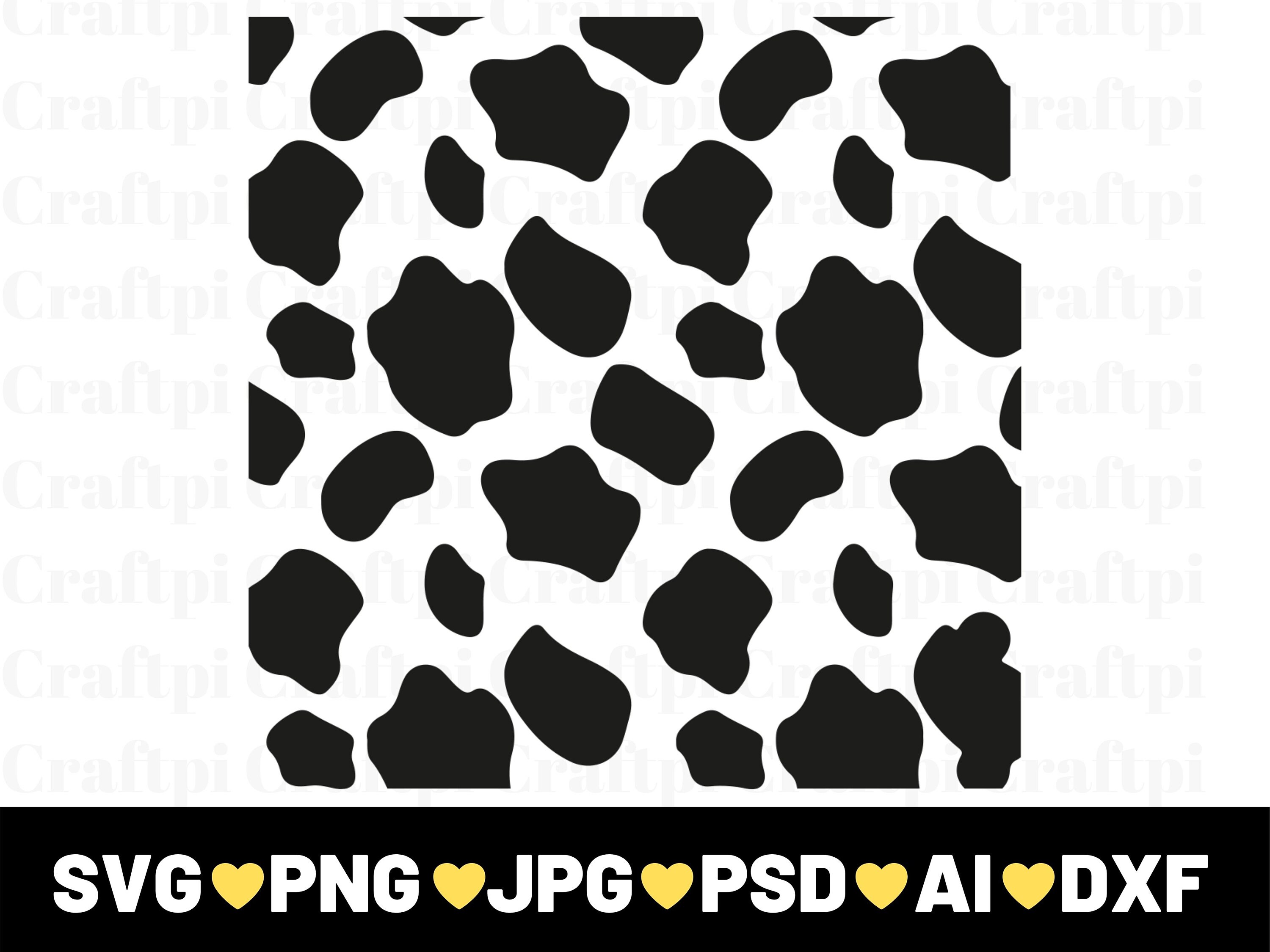Cow Pattern SVG Cow Pattern Cut Files for Cricut Cow - Etsy