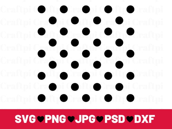 Polka Dot Pattern Svg Polka Dot Pattern Cut Files for Cricut - Etsy