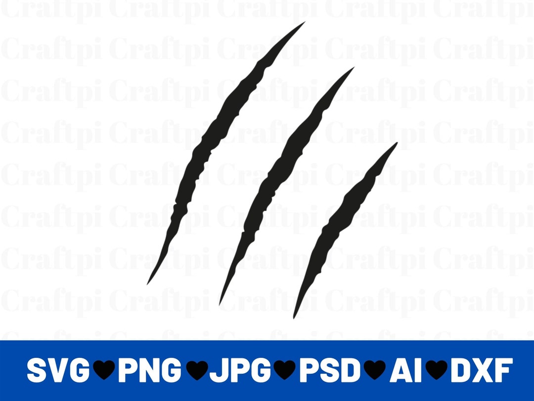 Scratch Scar Svg Cut Files for Cricut - Etsy Australia