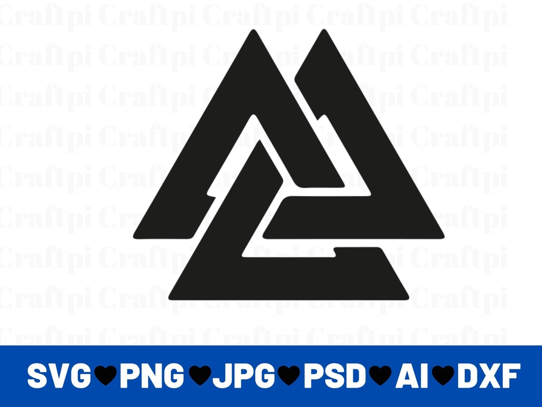 Nordic Valknut SVG, nordische Valknut geschnitten Dateien für Cricut ...