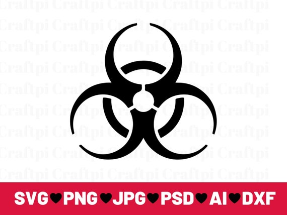 Biohazard SVG Biohazard Warning Symbol Cut Files Biohazard - Etsy