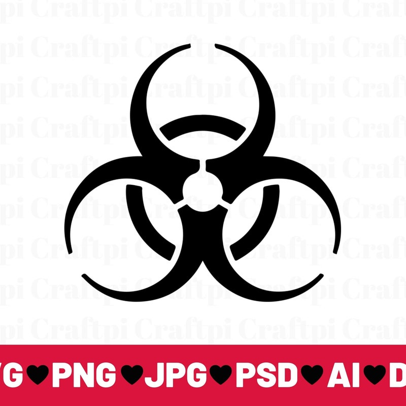 Biohazard Symbol - Etsy