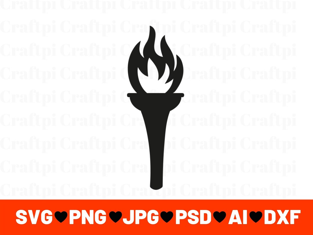 Hand Torch SVG, Hand Torch Cut Files for Cricut, Hand Torch Symbol Cut ...