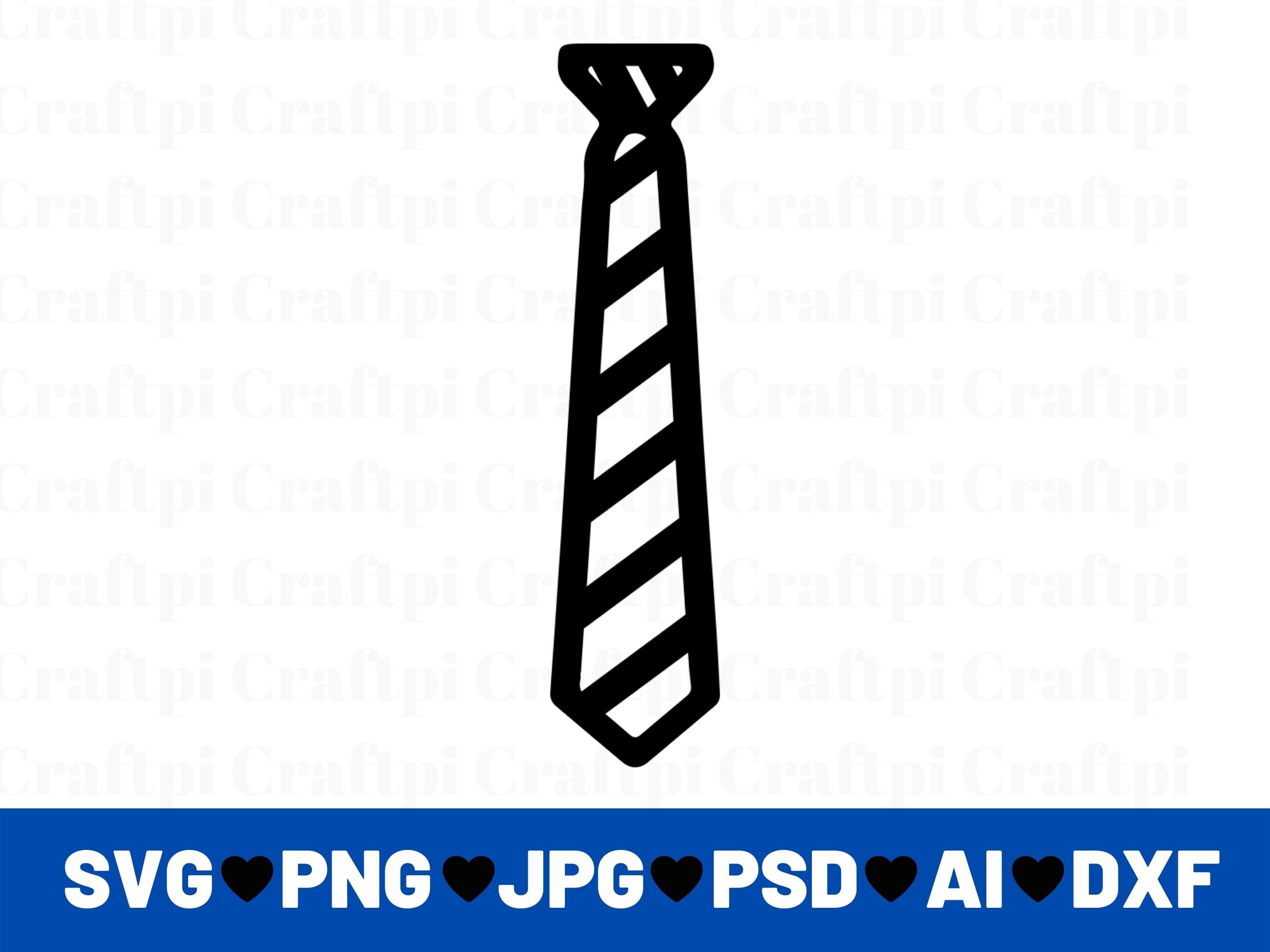 Neck Tie Line Pattern SVG Cut Files for Cricut Silhouette Vector ...