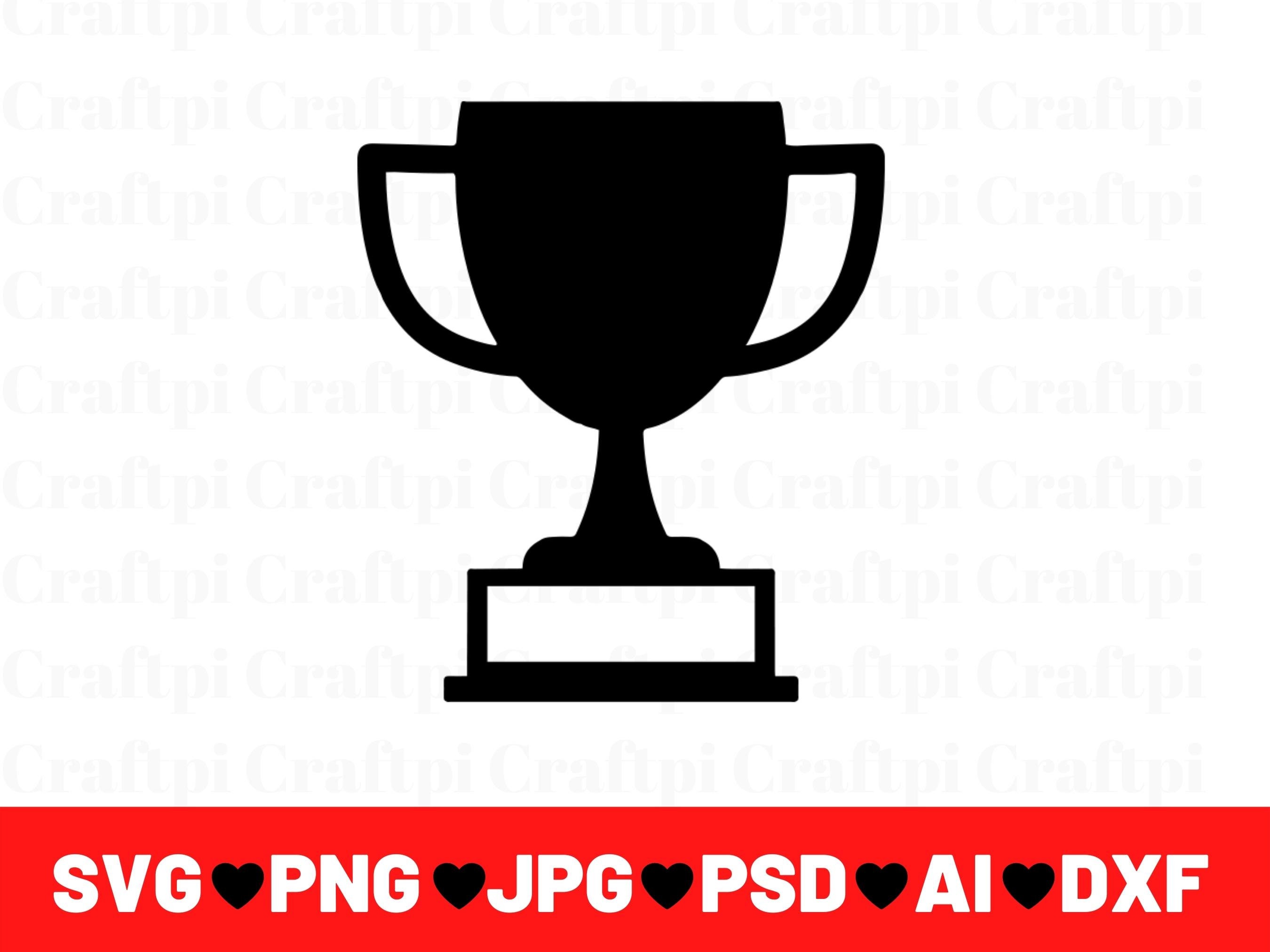 Trophy SVG Trophy Cup Svg Trophy Clipart Trophy Png Blank - Etsy