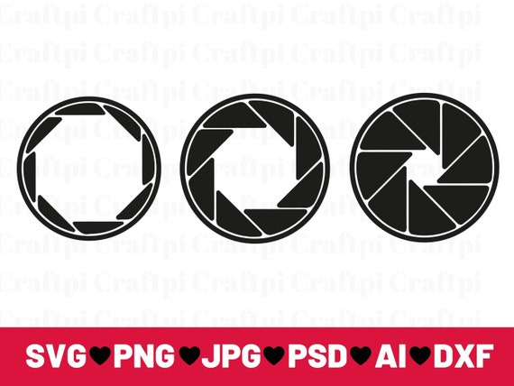 Camera Shutter SVG Camera Lens Cut Files Camera Shutter - Etsy