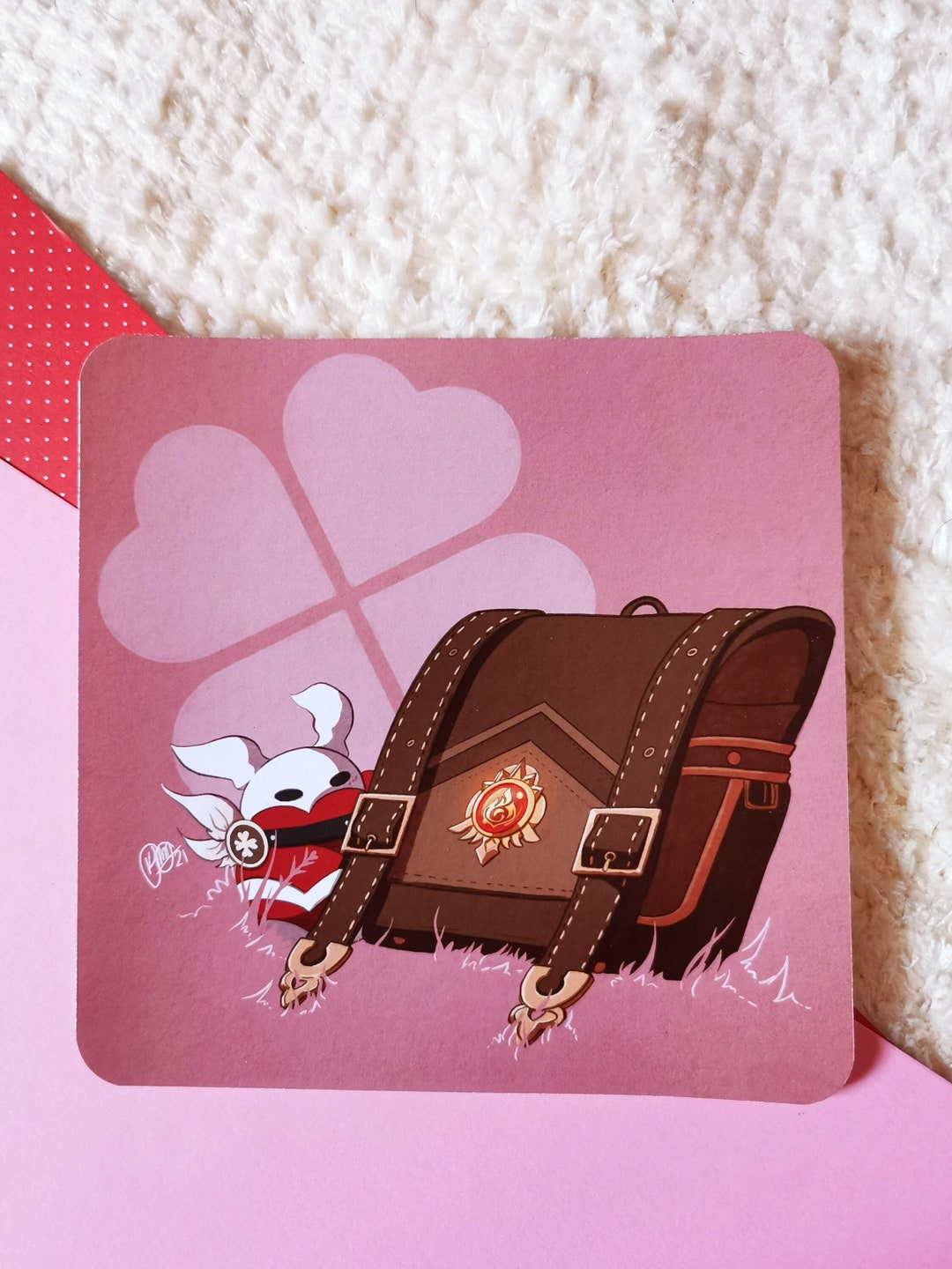 Klee Backpack & Dodoco Print Genshin Impact - Etsy