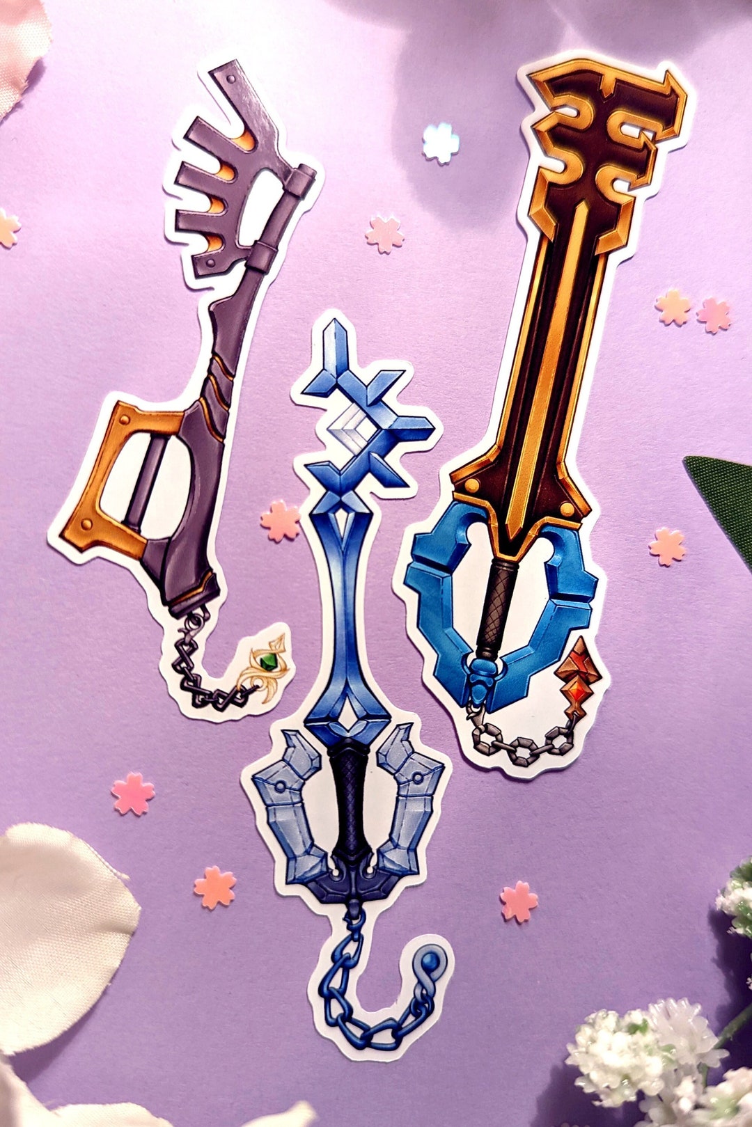 Wayfinder Trio Keyblade Stickers - Etsy