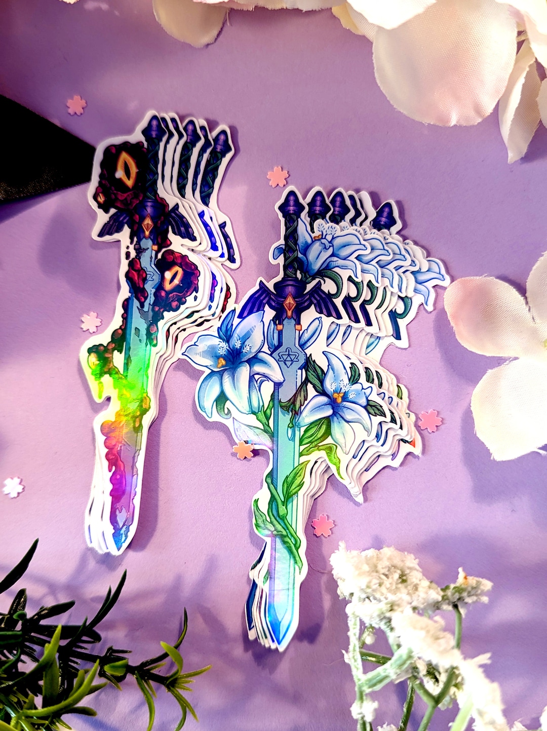 Master Sword Holographic Stickers - Etsy