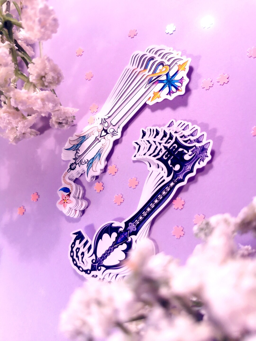 Oathkeeper and Oblivion Keyblade Stickers - Etsy