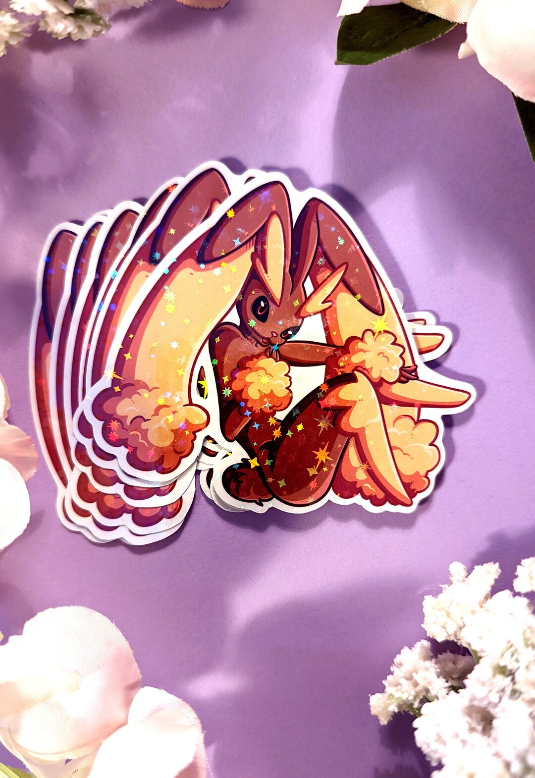 Lopunny - Holographic Sticker - Etsy