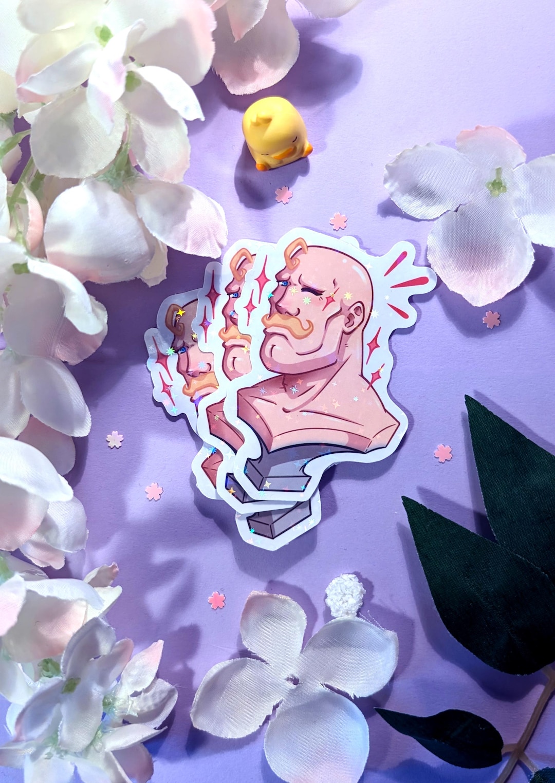 Fullmetal Alchemist - Alex Louis Armstrong Bust - Holographic Sticker ...