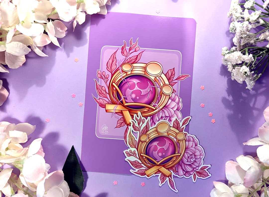 Electro Vision Print & Sticker Bundle Genshin Impact - Etsy