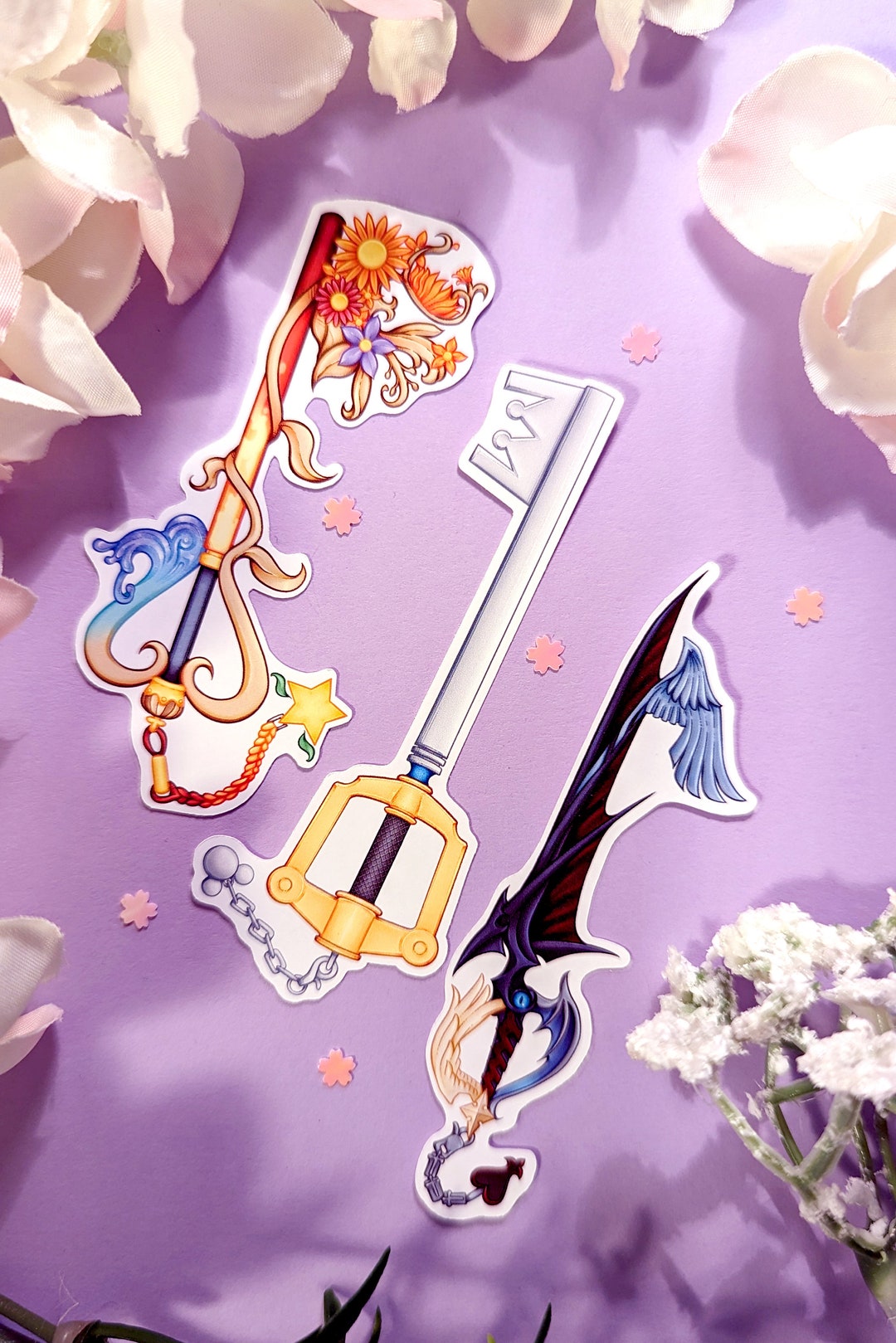 Destiny Trio Keyblade Stickers - Etsy