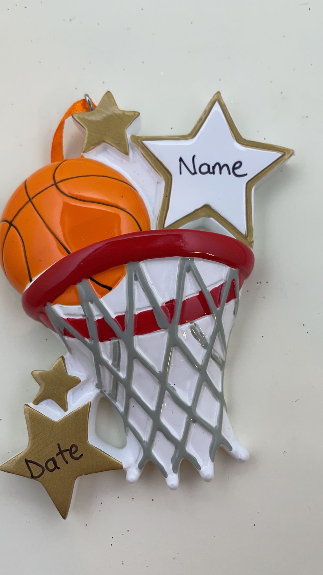 Basketball Personalized Christmas Tree Ornament 2022 - Etsy