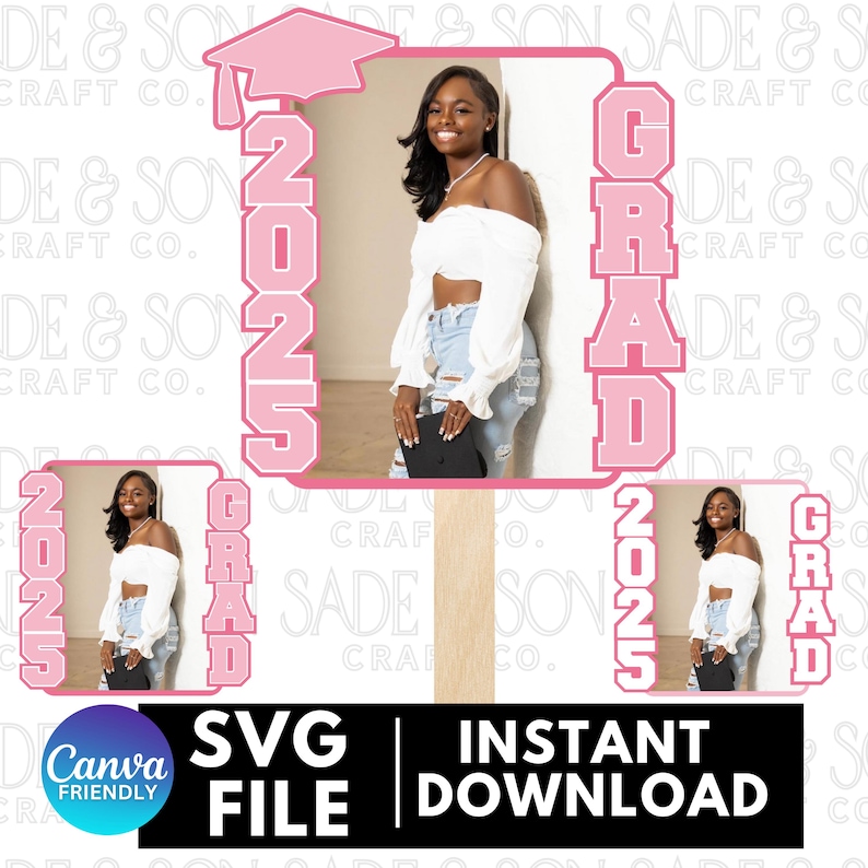 2025 Graduation Fan,2025 Graduate, Canva, Celebration, Personalized ...