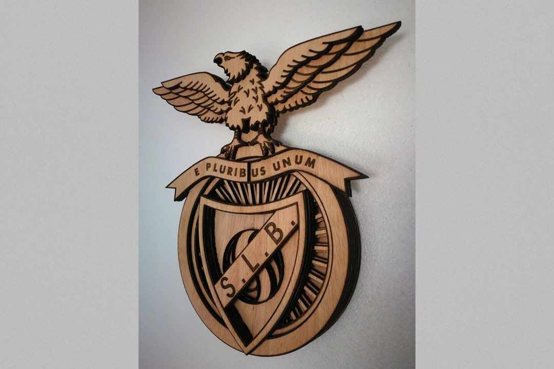 Emblema Benfica Svg Wall Art, Logo, Equipa, Futebol, Portugal, 3D ...