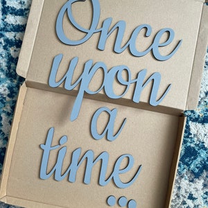 Once Upon a Time | Wooden Wall Words | Nursery | Children’s Room Decor ...