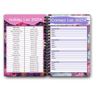Planner Printable 2025, Digital Planner, Journal, Notebook, Weekly ...