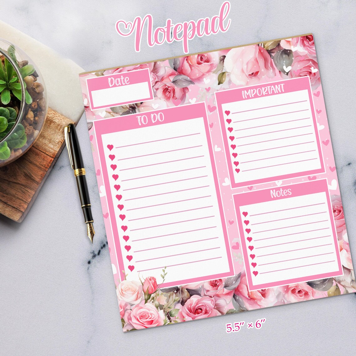 To-do List, Notepad, Daily to Do List Planner, Notebook, Daily Schedule ...