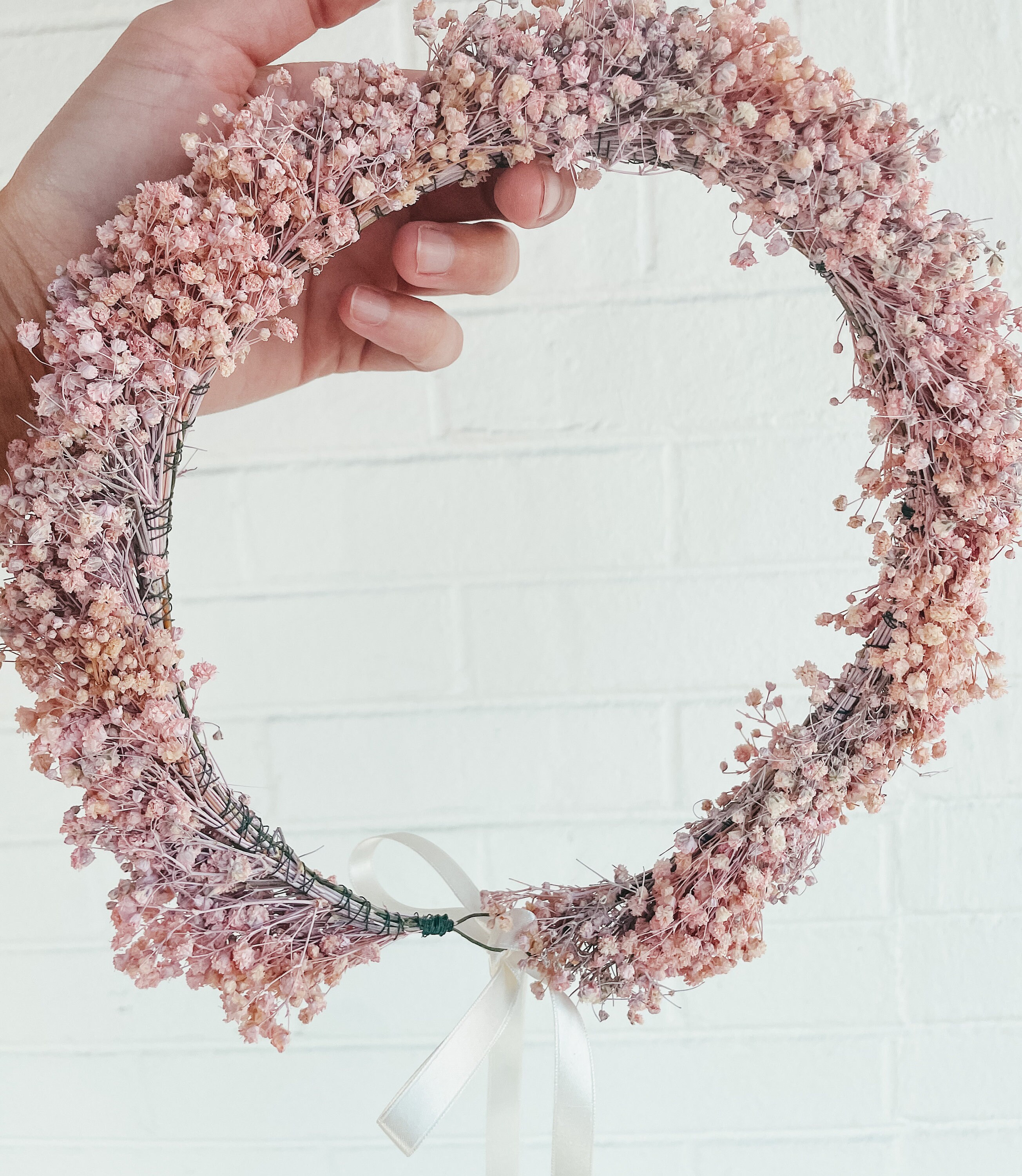 Dried Flower Crown Wedding Floral Crown Head Wreath Boho Dried ...