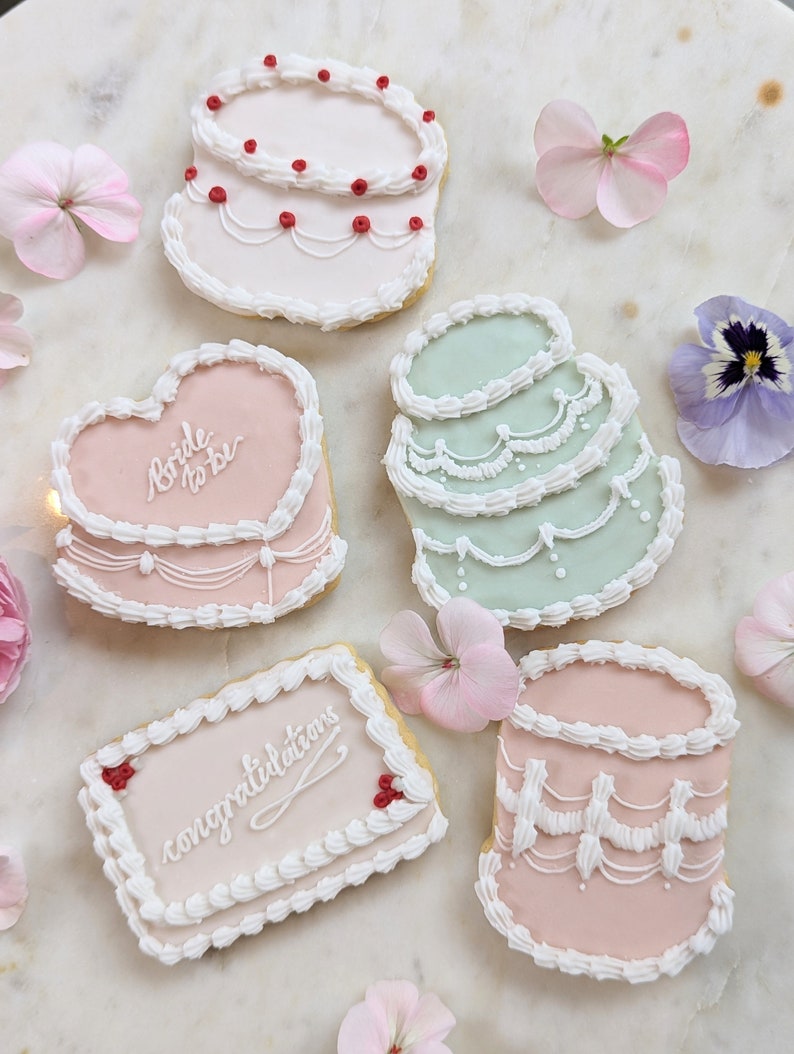 Lambeth Vintage Cake PLA Cookie Cutter Set Dough Cutter Pastry Cutter ...