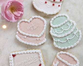 Vintage Heart Buttercream Cake Cookie Cutter - Etsy