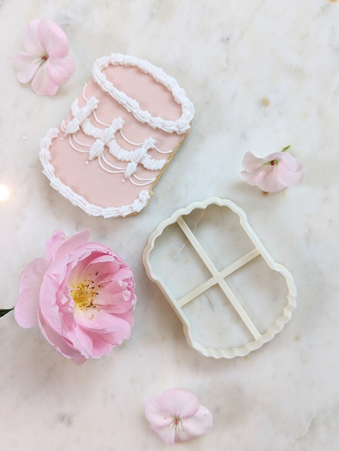 Tall Lambeth Vintage Cake PLA Cookie Cutter Set Dough Cutter Pastry ...