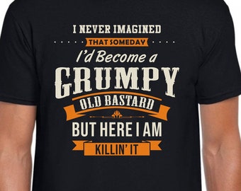 Grumpy Old Bastard - Etsy