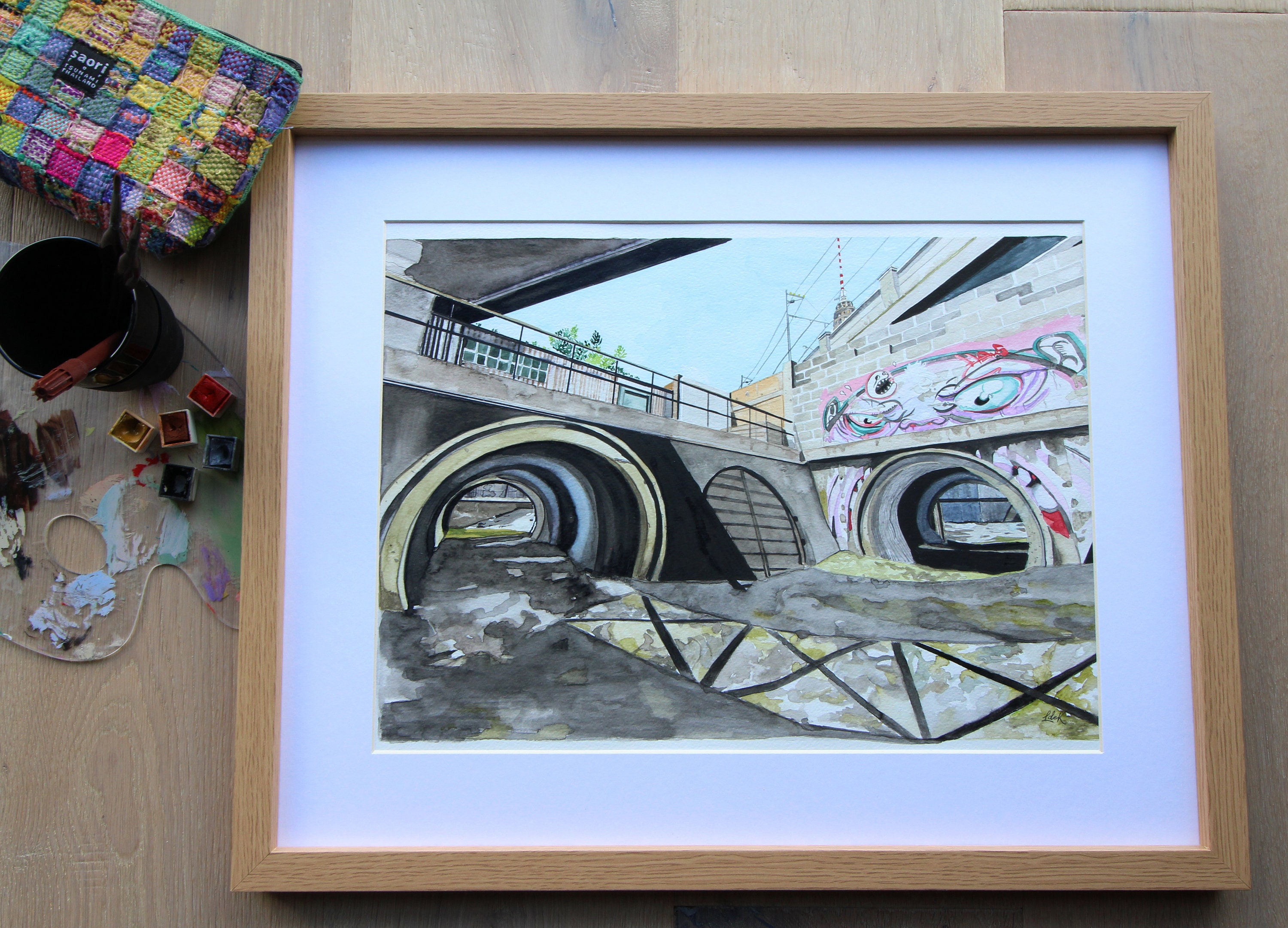De_overpass (monster) Watercolor Painting - Print, Esport Art, Unique ...