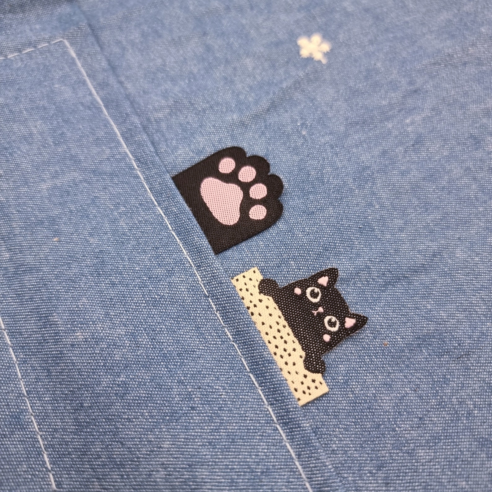 Cat Paw Labels for Makers Sew in Labels Labels for - Etsy UK