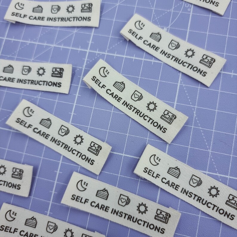 Self Care Label Labels for Makers Sew in Labels Labels for - Etsy