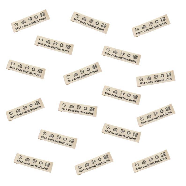 Self Care Label | Labels for Makers, Sew in Labels, Labels for Handmade ...