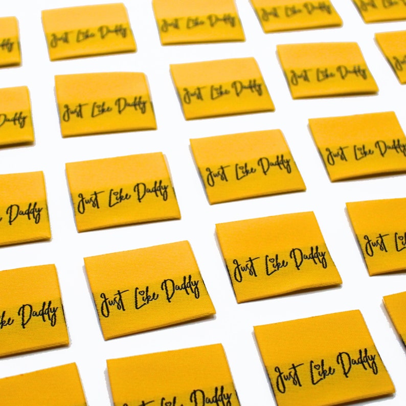 Just Like Daddy | Labels for Makers, Sew in Labels, Labels for Handmade ...
