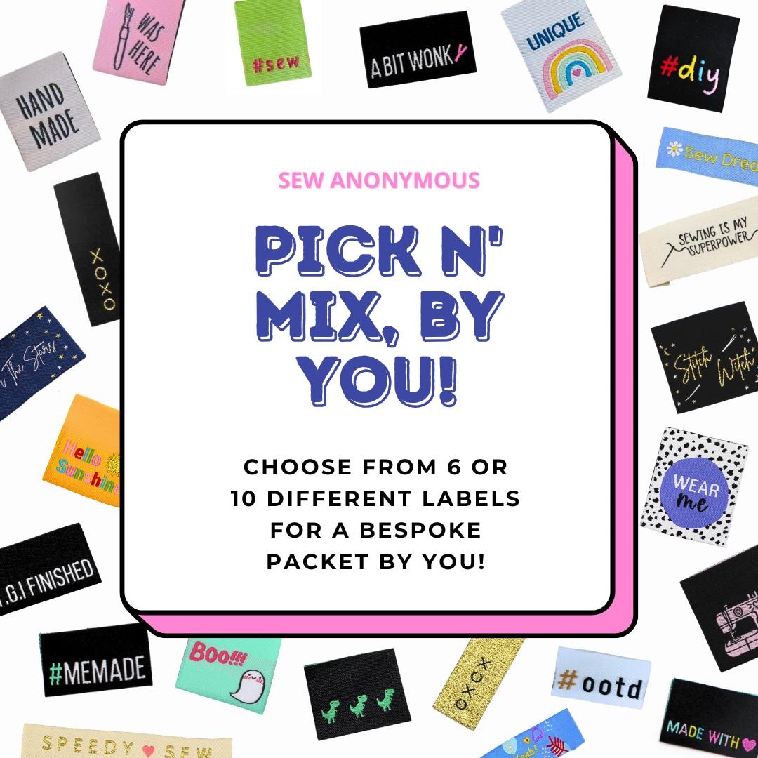 Pick N' Mix, by You! | Labels for Makers, Sew in Labels, Labels for ...