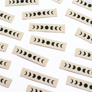 Lunar Phases | Labels for Makers, Sew in Labels, Labels for Handmade ...