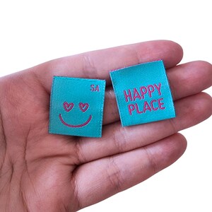 Happy Place | Labels for Makers, Sew in Labels, Labels for Handmade ...