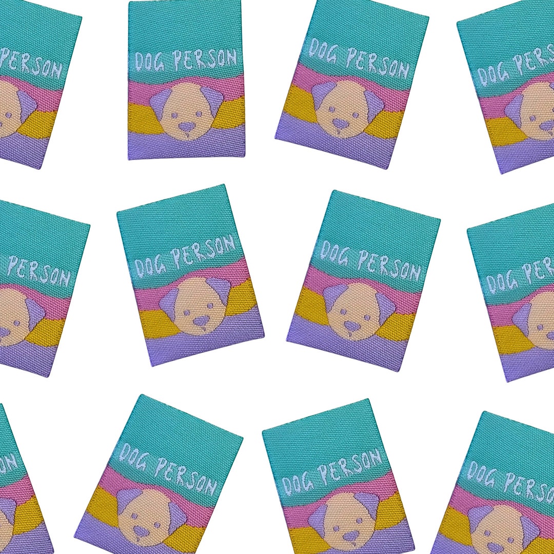 Dog Person | Labels for Makers, Sew in Labels, Labels for Handmade ...