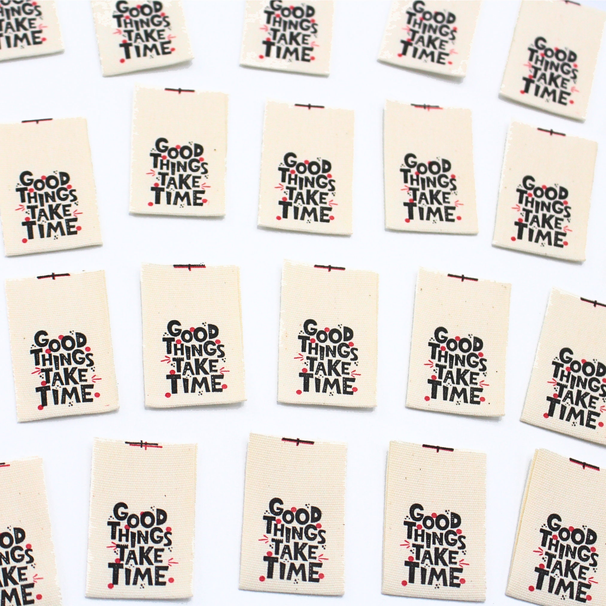Good Things Take Time | Labels for Makers, Sew in Labels, Labels for ...