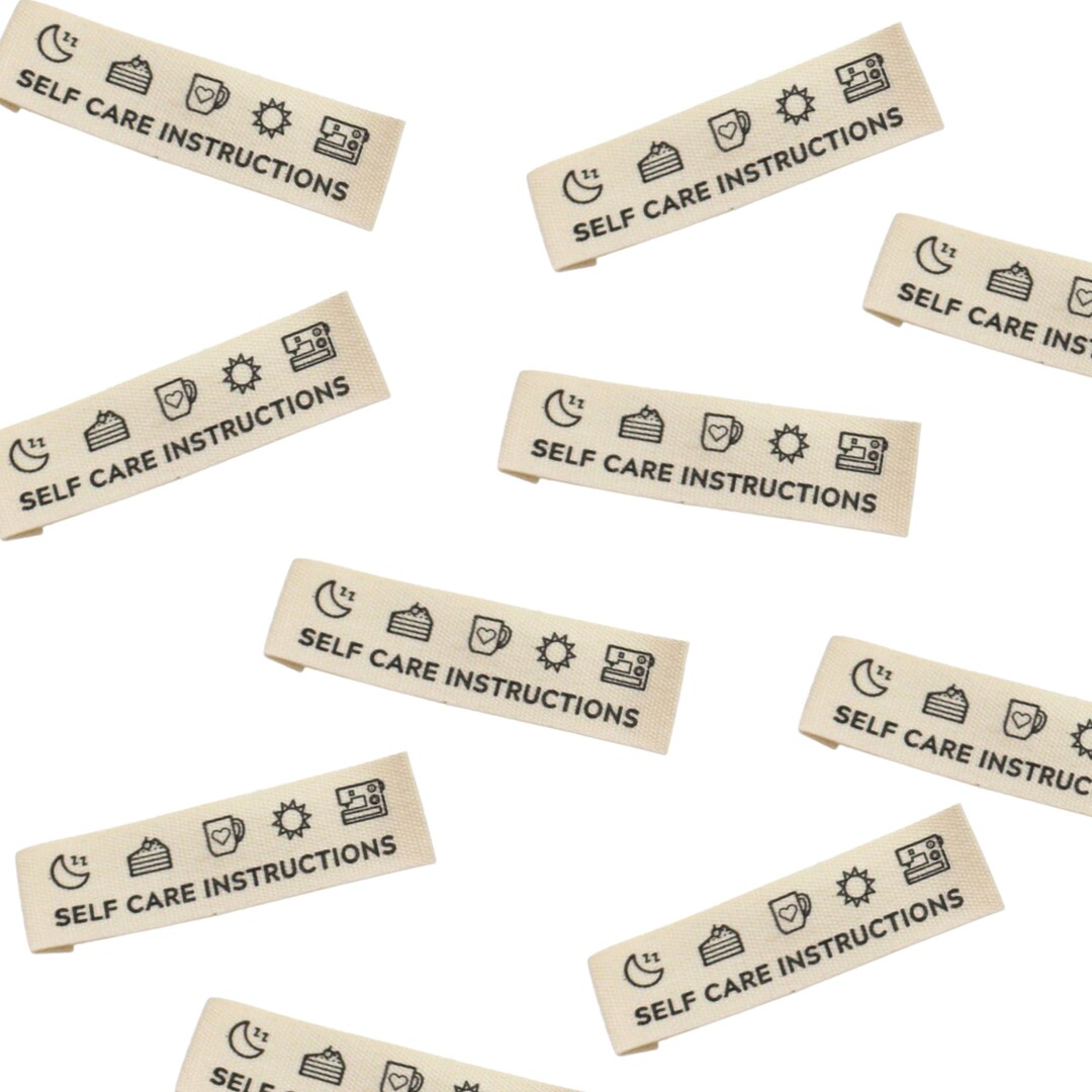 Self Care Label | Labels for Makers, Sew in Labels, Labels for Handmade ...