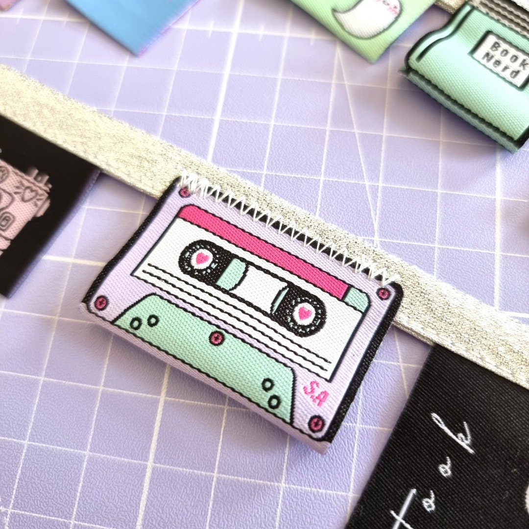 Retro Mixtape Labels for Makers Sew in Labels Labels for - Etsy