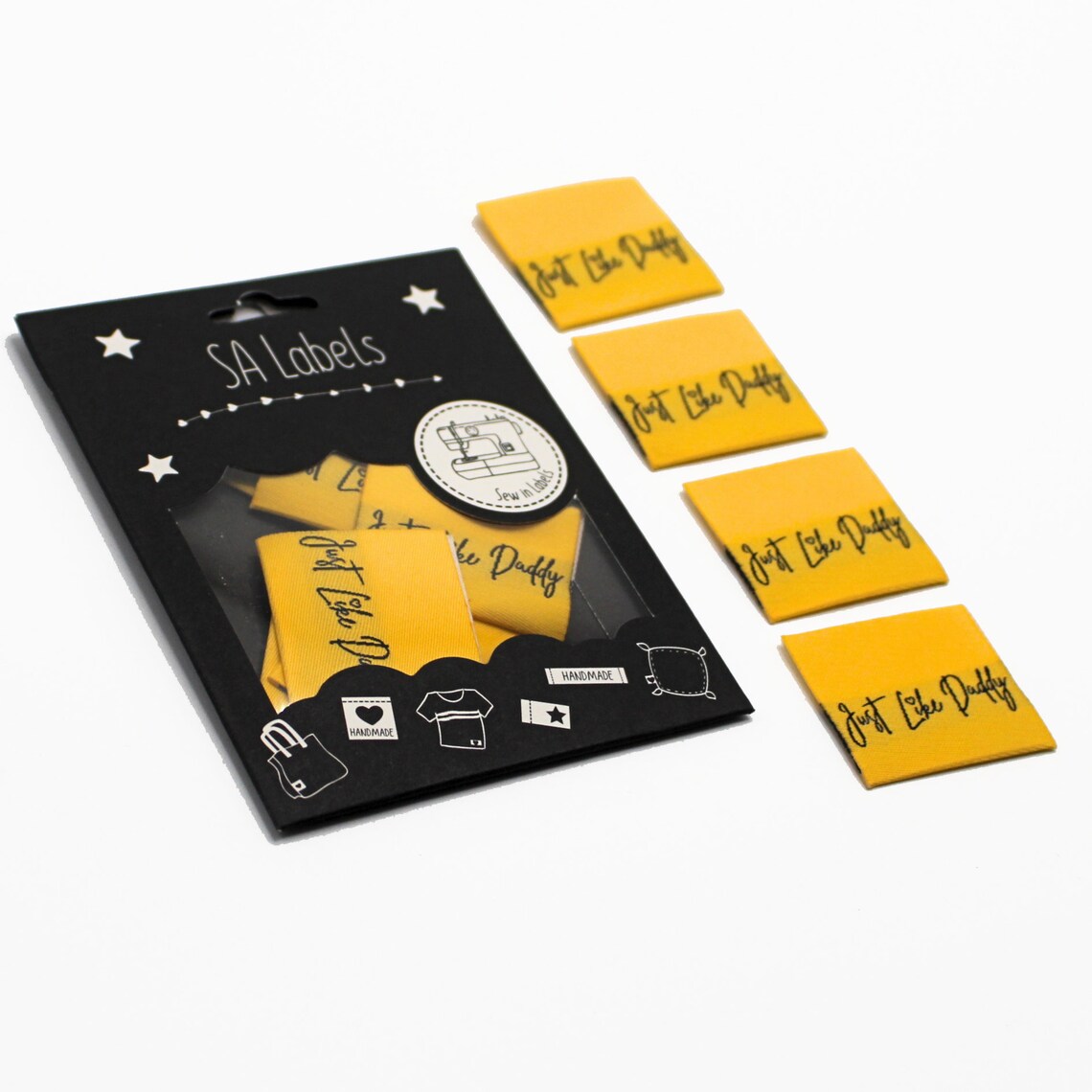 Just Like Daddy | Labels for Makers, Sew in Labels, Labels for Handmade ...