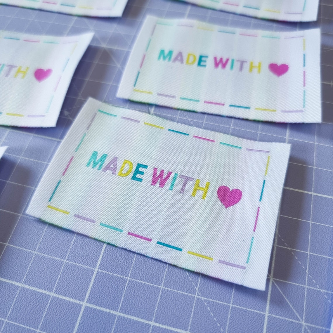 Made With Love Quilt Label Labels for Makers Sew in Labels - Etsy