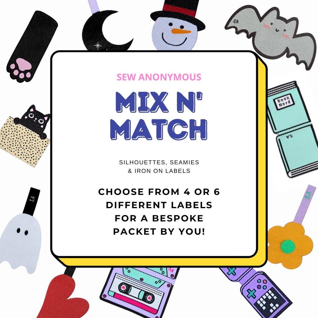 Mix N' Match Pack | Labels for Makers, Sew in Labels, Labels for ...
