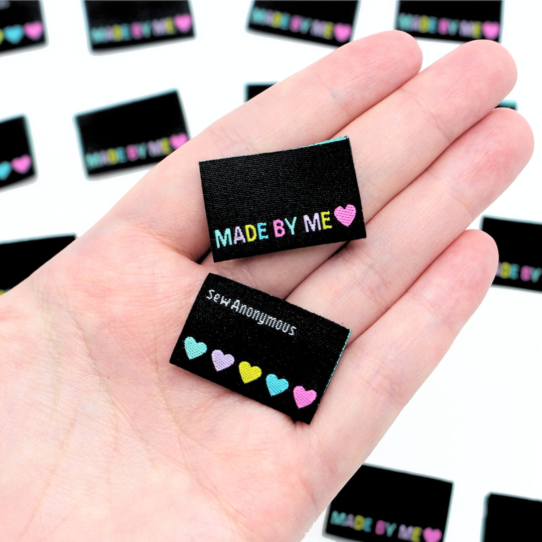Black Made by Me | Labels for Makers, Sew in Labels, Labels for ...